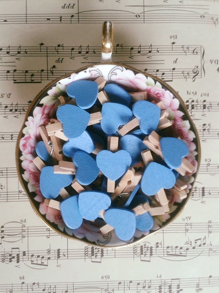 Mini Wooden Heart Pegs 30mm Craft, Wedding, Christmas, Vintage, Photo ...