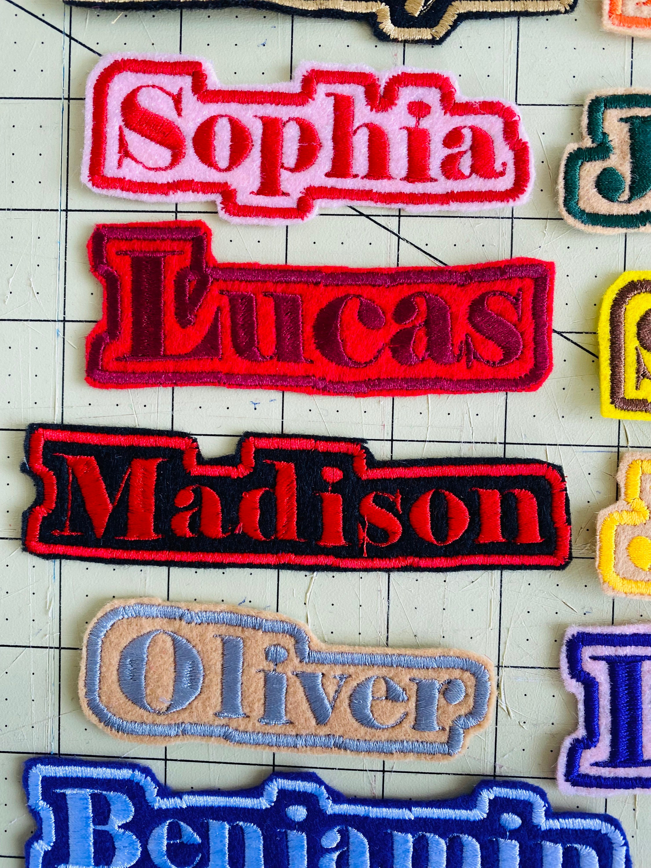 Personalized Embroidery Name Patch. Custom Name Patch. Iron on Patch ...