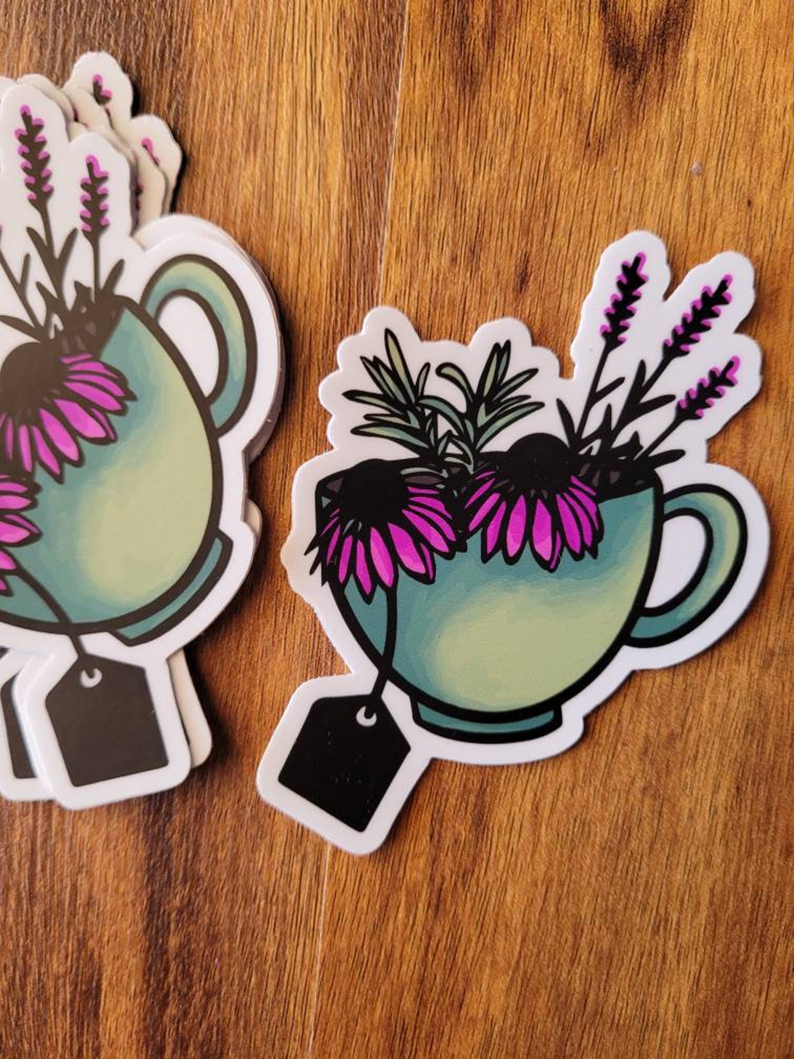 Herbal Tea Sticker - Etsy