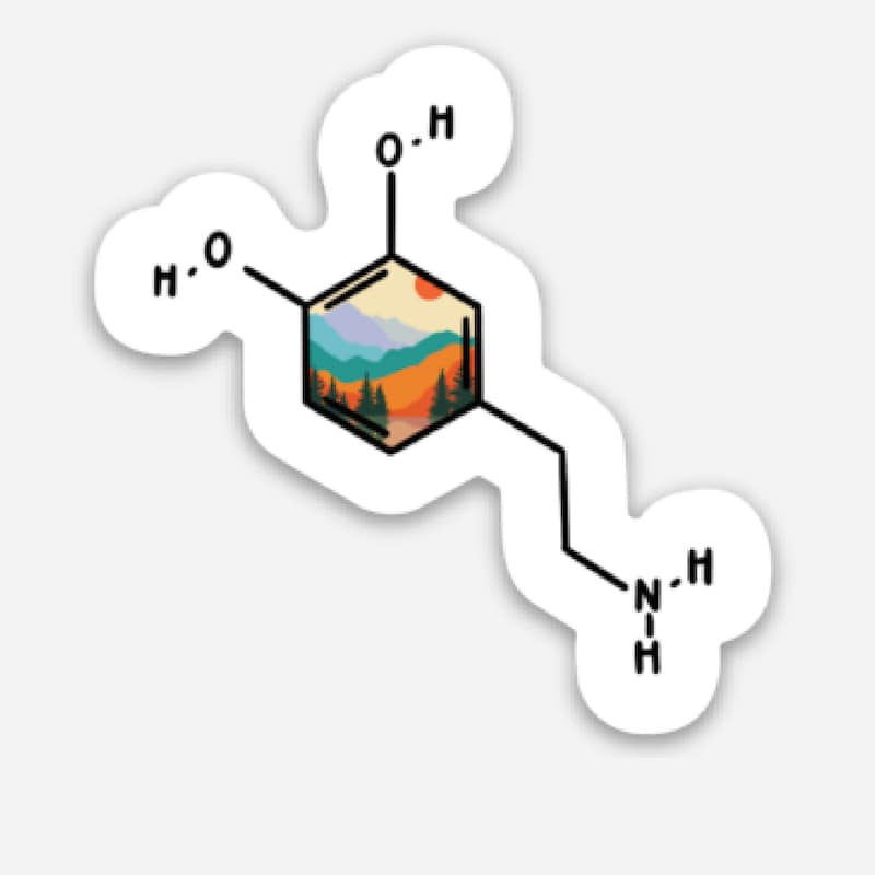 Custom Molecule Sticker - Etsy