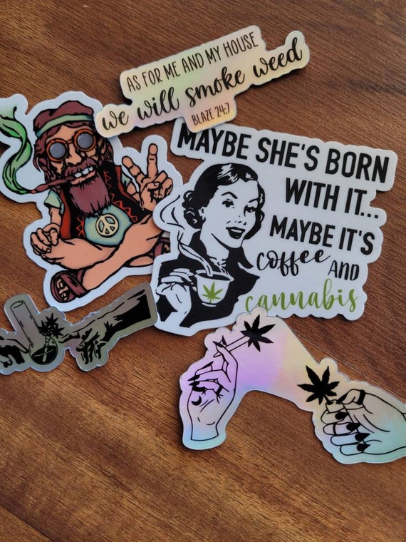 Mystery Stoner Sticker Pack Available Individual and - Etsy