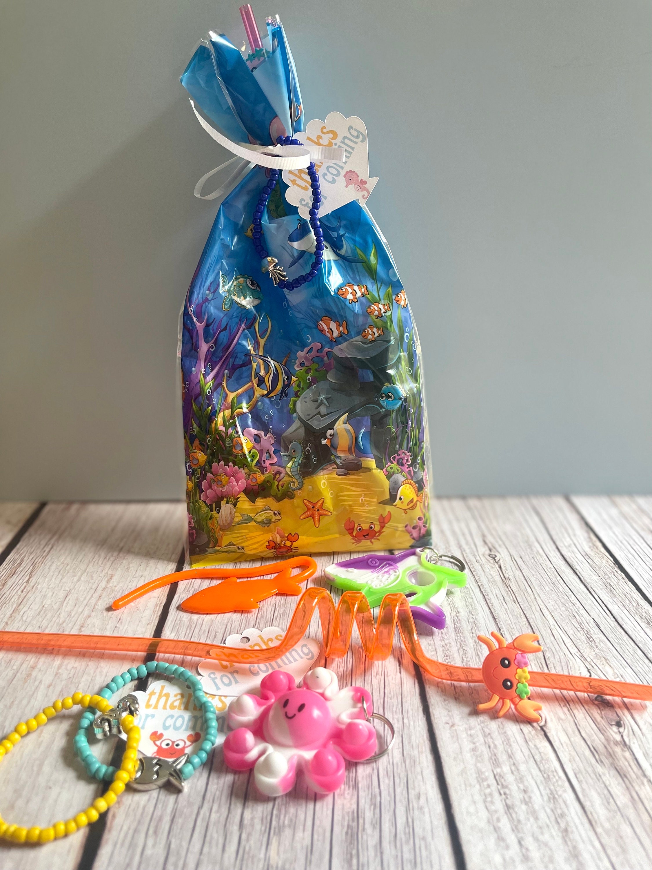 Ocean Party Goodie Bags, Ocean Party Favors, Children's Favors ...