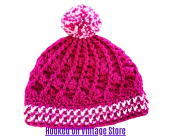 Pink Woolly Hat - Etsy