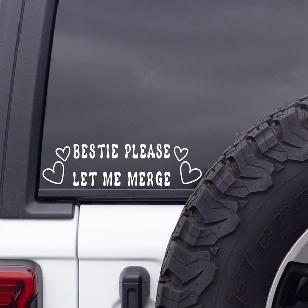 Please Let Me Merge Bumper Sticker - Etsy