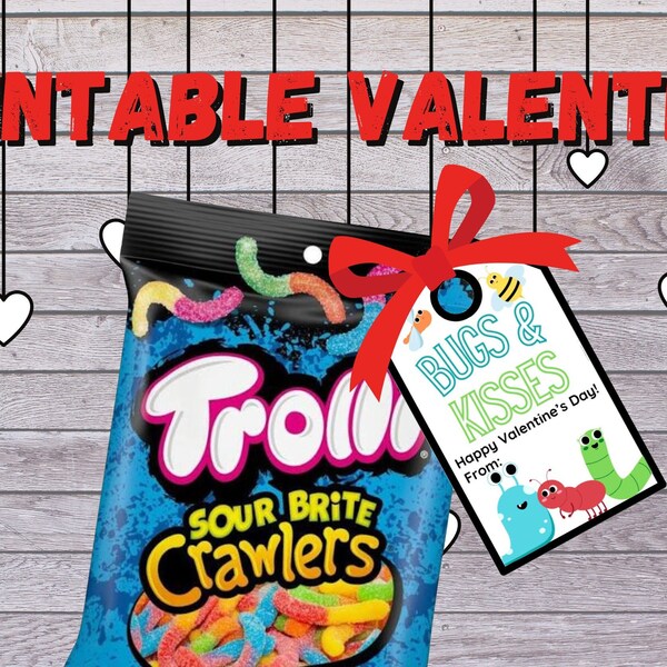 Bugs and Kisses Printable - Etsy