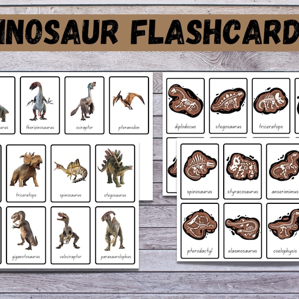 Montessori Dinosaur - Etsy