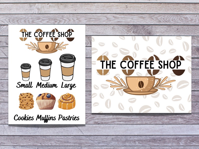 Coffee Shop Dramatic Play Pretend Play Classroom Dramatic - Etsy