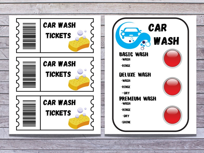 Mechanic and Car Wash Dramatic Play Pretend Play Classroom - Etsy