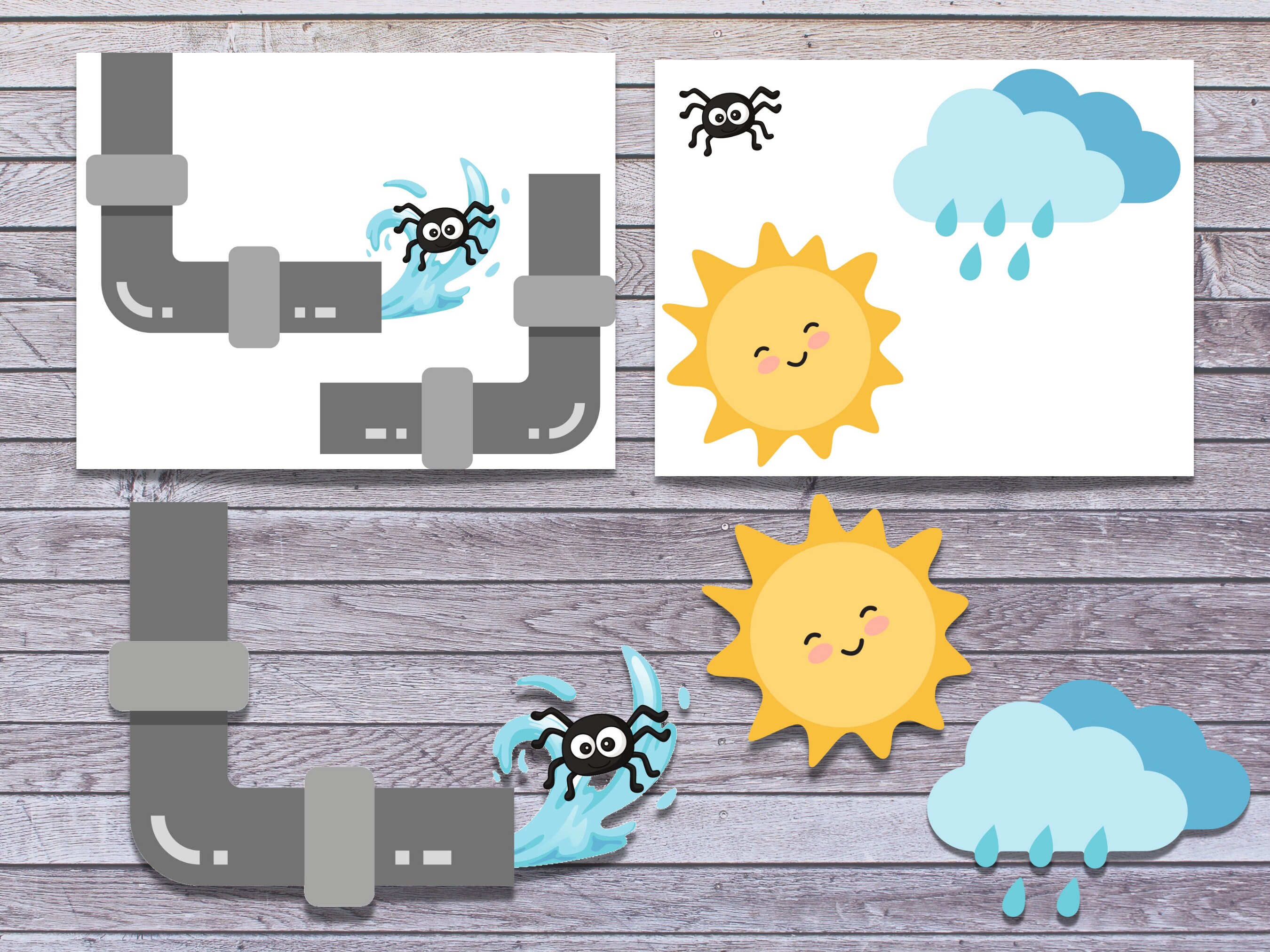 Spider Themed Preschool Bundle, Printable Activity, Preschool Printable ...