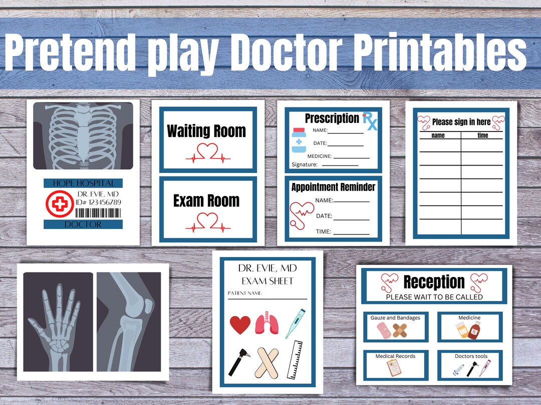 Personalized Doctor Dramatic Play, Pretend Play, Classroom Dramatic ...