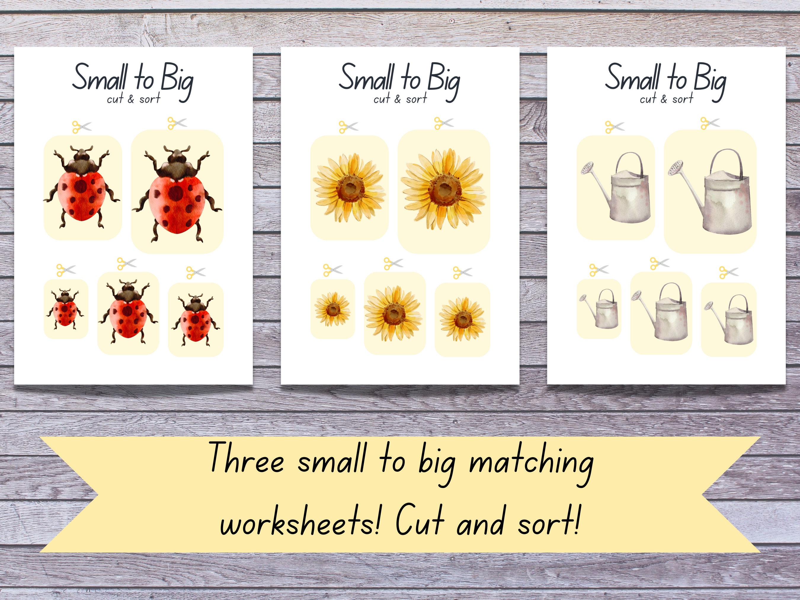Spring Preschool/ Kindergarten Learning Bundle, Spring Printable ...