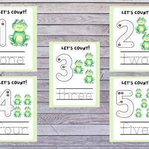 Frog Themed Preschool Bundle, Printable Activity, Preschool Printable ...
