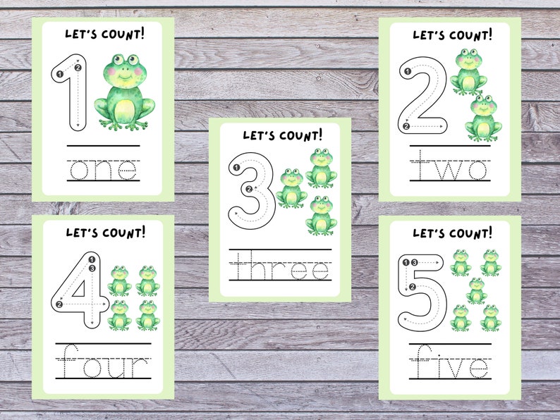 Frog Themed Preschool Bundle, Printable Activity, Preschool Printable ...