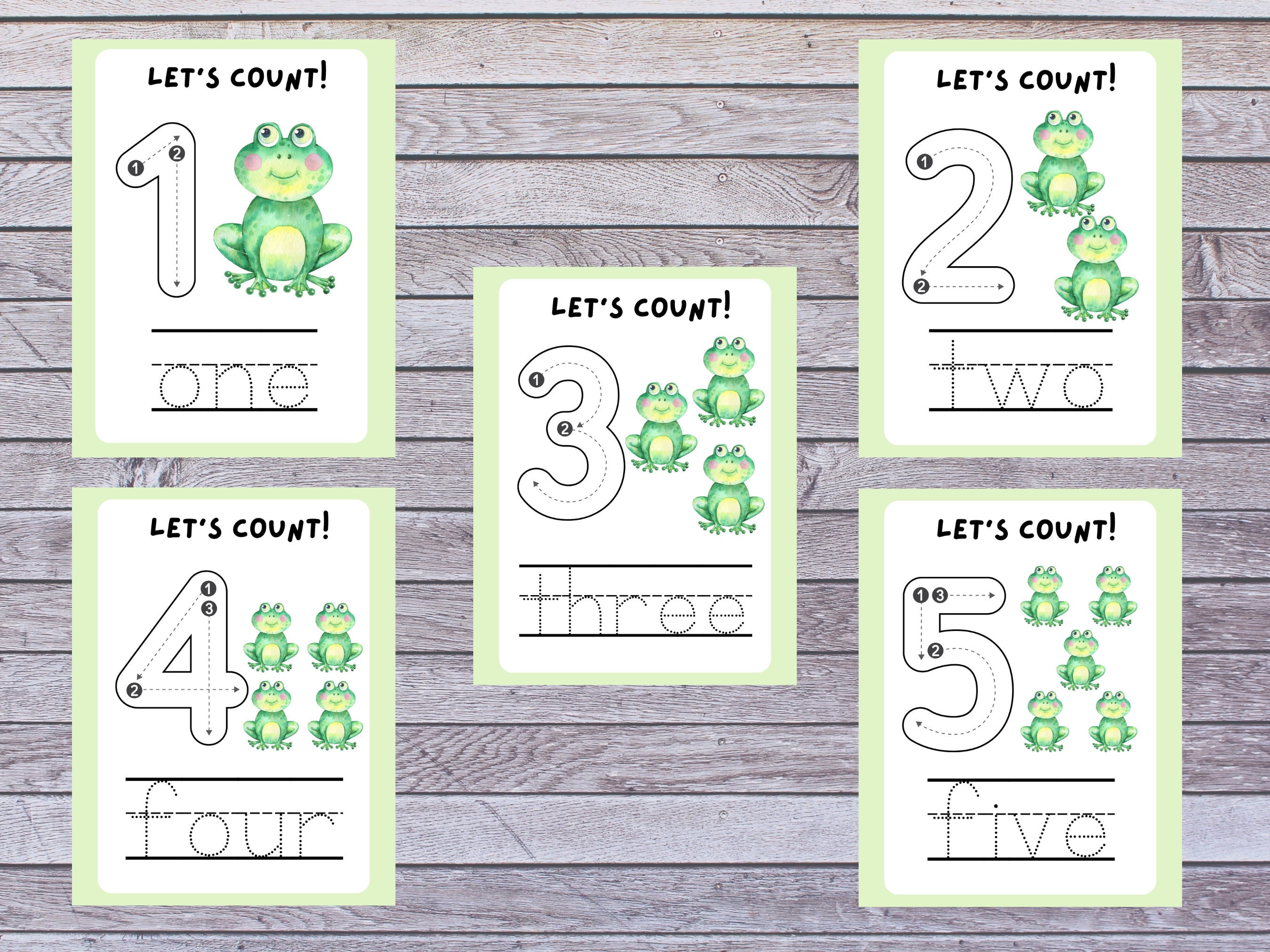 Frog Themed Preschool Bundle, Printable Activity, Preschool Printable ...