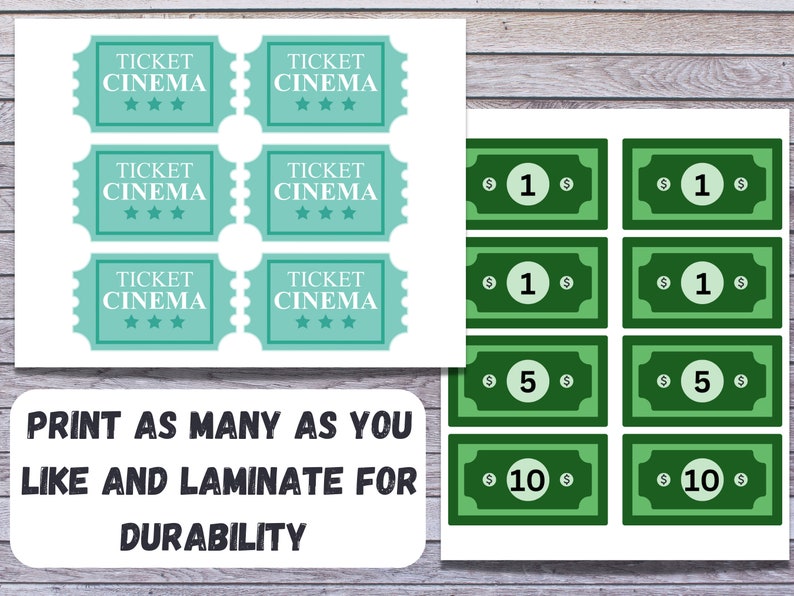 Movie Theater Dramatic Play Pretend Play Classroom Dramatic - Etsy