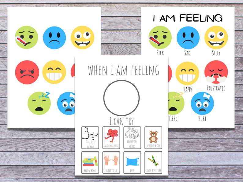 Calm Down Corner Kit for Kids With Mindfulness Breathing - Etsy