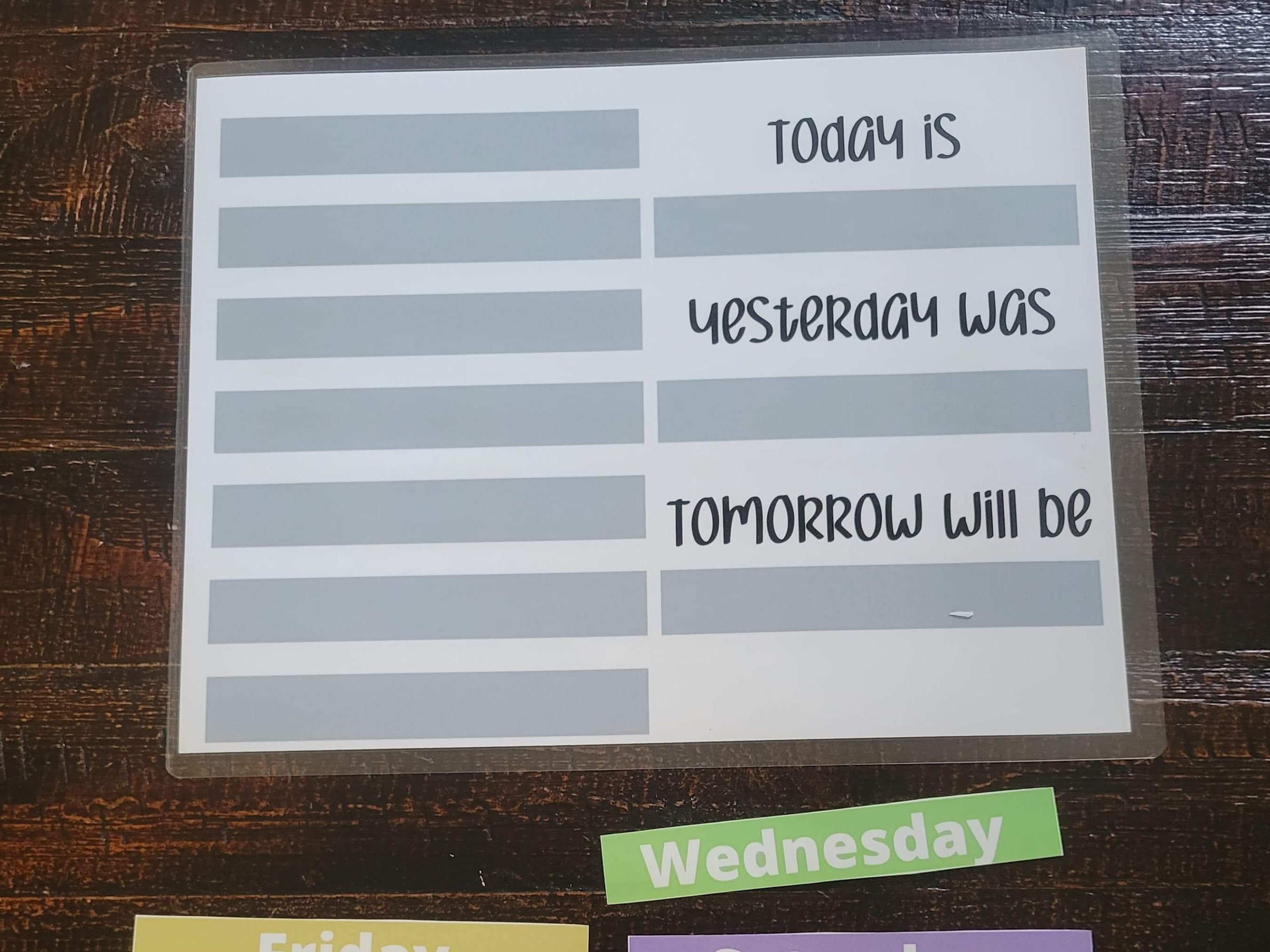 Printable, Days of the Week Activity, Toddler Busy Book Pages, Learning ...