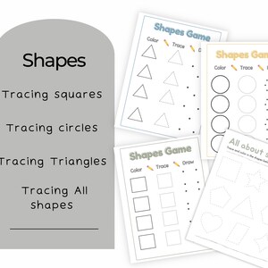 Preschool Morning Menu Bundle, Pre K Printable Worksheets, Kindergarten ...