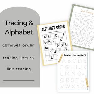 Preschool Morning Menu Bundle, Pre K Printable Worksheets, Kindergarten ...