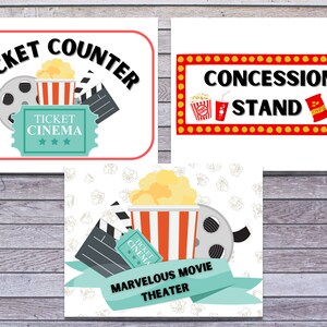 Movie Theater Dramatic Play, Pretend Play, Classroom Dramatic Play ...