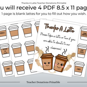 Meet the Teacher Printable: Classroom Donations (PDF) - Etsy