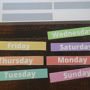 Printable, Days of the Week Activity, Toddler Busy Book Pages, Learning ...