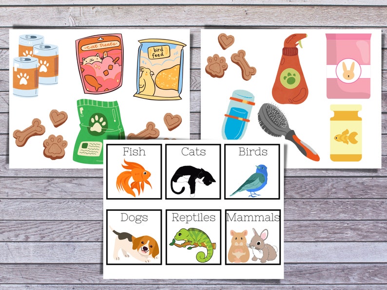 Pet Shop Pretend Play Printable: Classroom & Home (digital Download) - Etsy