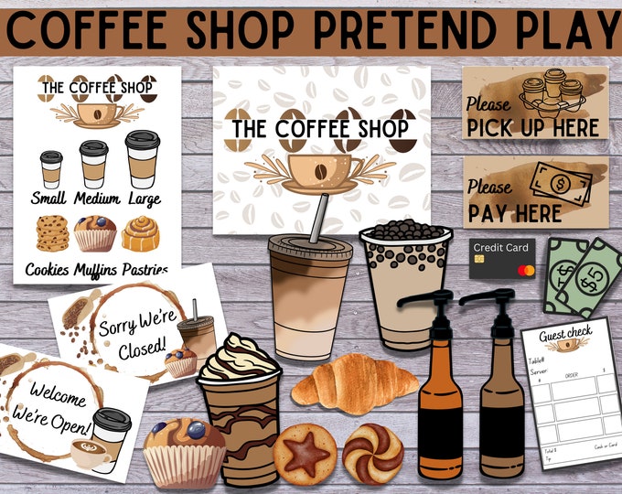 Dramatic Play Smoothie Shop Math Literacy Center - Etsy Canada