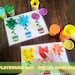 Color Matching Play Dough Mats Printable Preschool Activities Fine ...