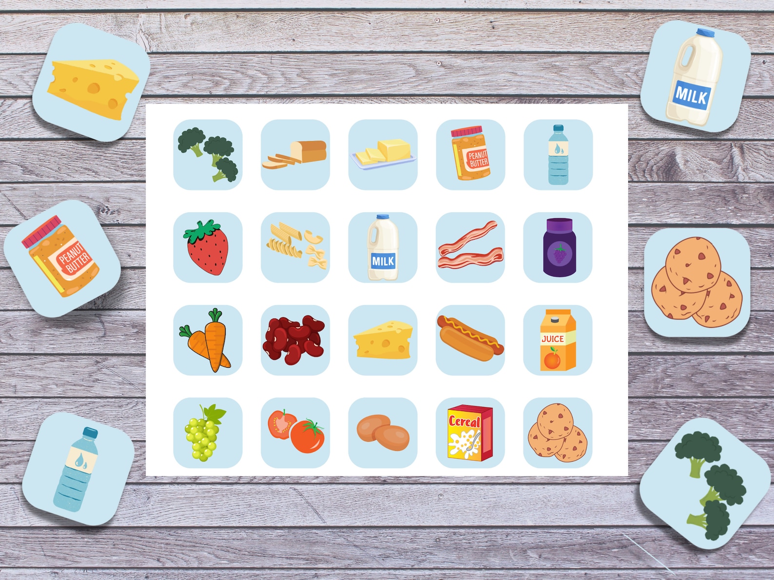 Shopping List Grocery Game| Grocery Store Pretend Play| Homeschool ...