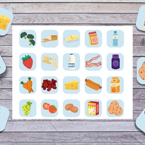 Shopping List Grocery Game| Grocery Store Pretend Play| Homeschool ...