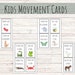 Movement Cards, Movement Activity, Movement Cubes, Action Cards ...