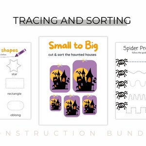 Halloween Toddler/preschool Learning Bundle, Halloween Printable ...