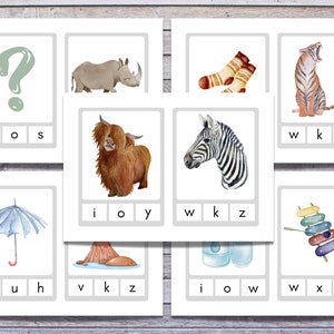 A to Z Beginning Sounds Clip Cards: Preschool Phonics (PDF) - Etsy