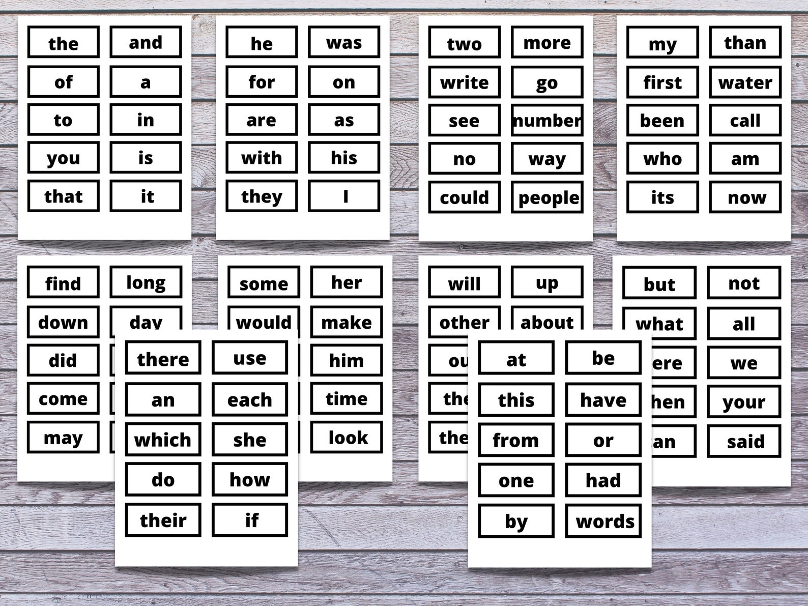 Sight Word Practice, Printable Spelling Game, Kindergarten Sight Words ...