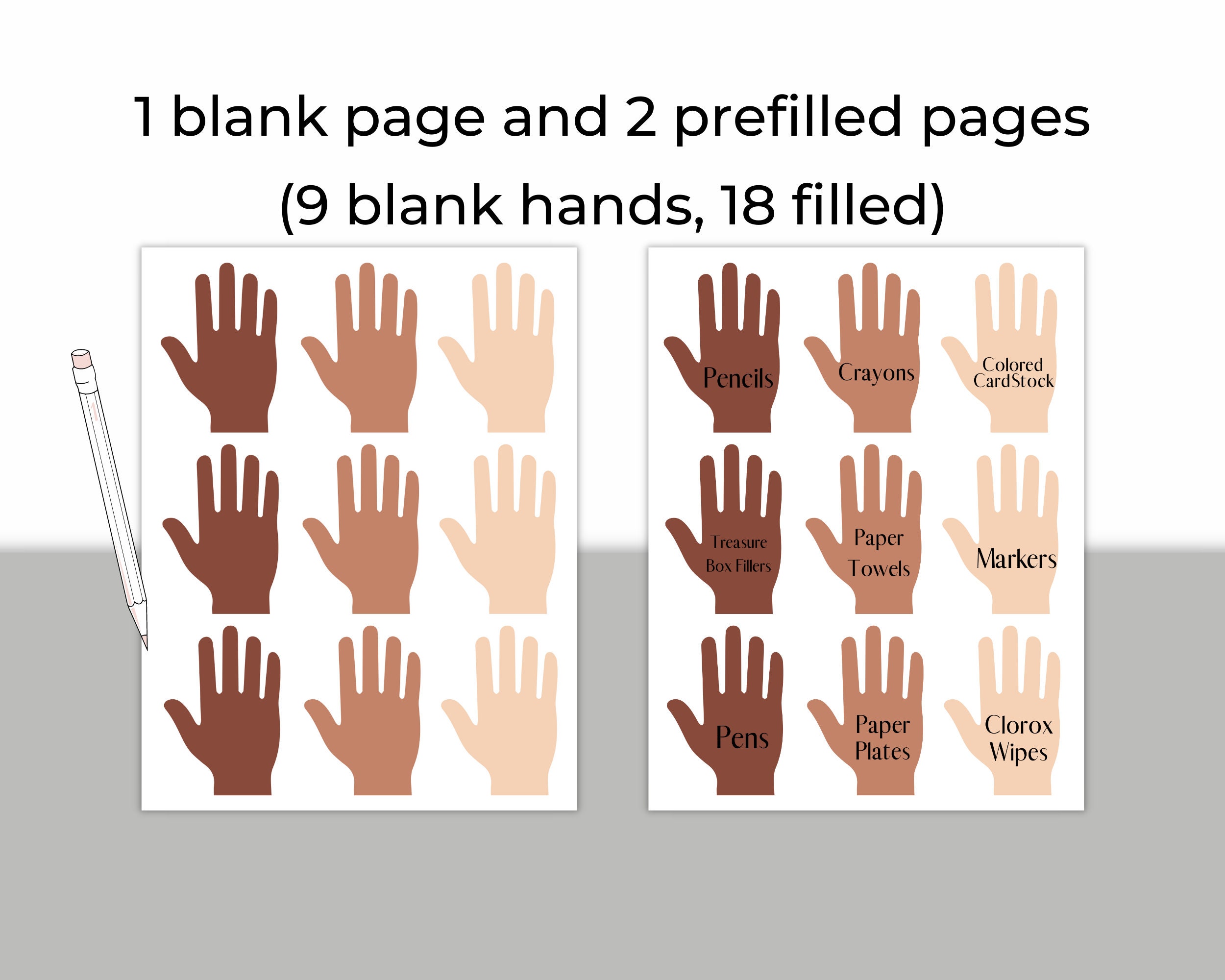 Meet the Teacher Donation Printable: Classroom Supplies (digital ...