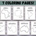 Continents Flashcards, Continents of the World, Preschool Printable ...