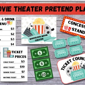 Movie Theater Dramatic Play, Pretend Play, Classroom Dramatic Play ...