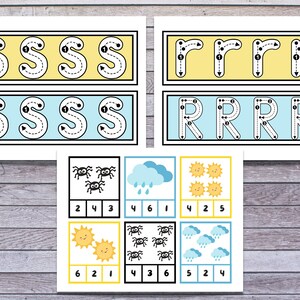 Spider Themed Preschool Bundle, Printable Activity, Preschool Printable ...