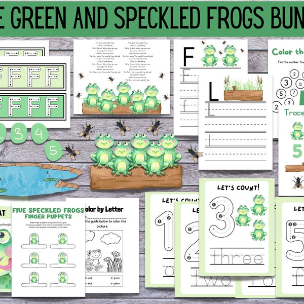 Speckled Frogs - Etsy