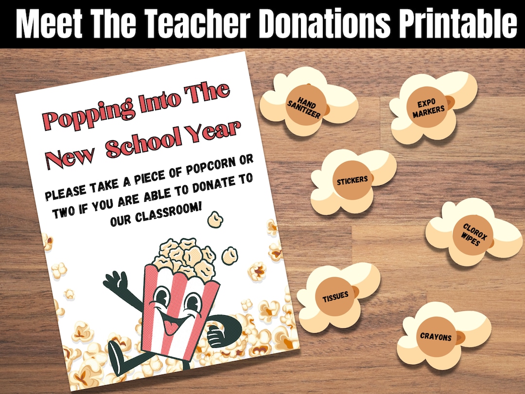 Meet the Teacher Printable, Classroom Management Printable, Back to ...