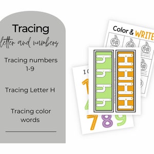 Halloween Toddler/preschool Learning Bundle, Halloween Printable ...