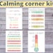 Calm Down Corner Kit for Kids With Mindfulness Breathing Cards ...