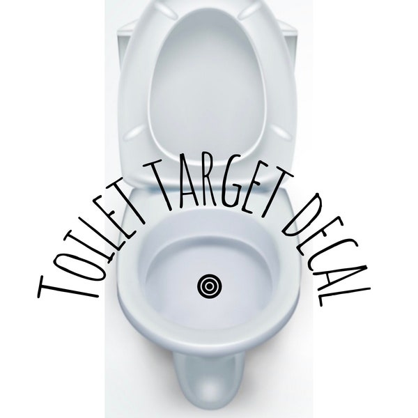 Toilet Target - Etsy