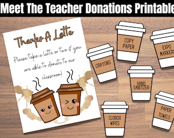 Meet the Teacher Printable, Classroom Management Printable, Back to ...