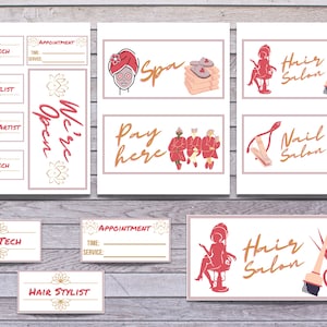 Salon and Spa Dramatic Play, Pretend Play, Classroom Dramatic Play ...