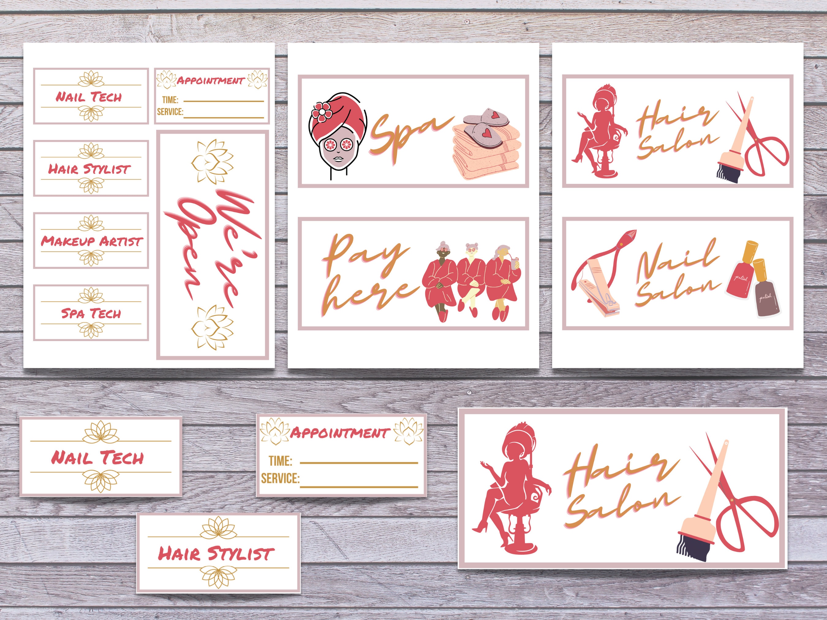 Salon and Spa Dramatic Play, Pretend Play, Classroom Dramatic Play ...