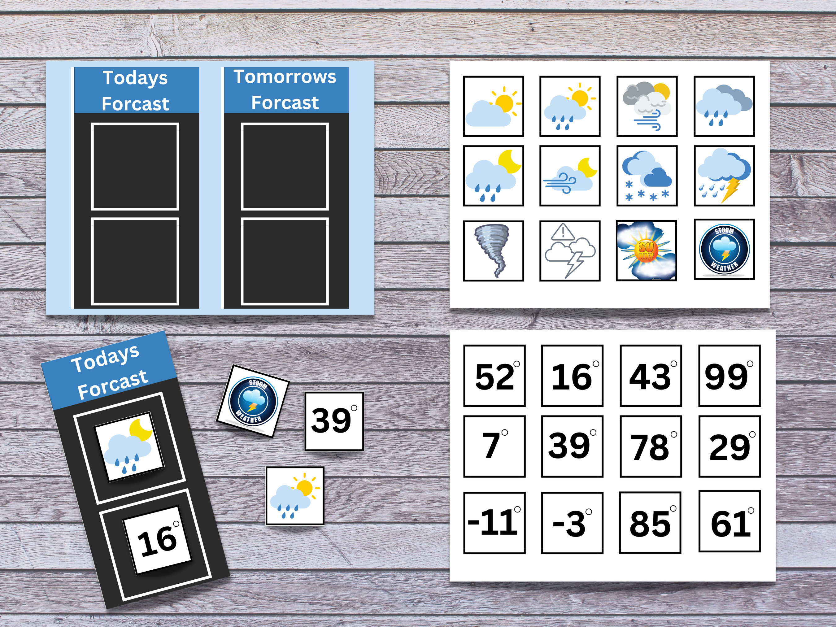 Weather Station Dramatic Play Pretend Play Classroom - Etsy