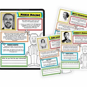 Famous Scientist and Inventors Interactive Unit Study Worksheets ...