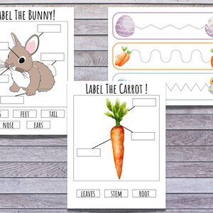 Easter Preschool Learning Bundle, Easter Printable Activity, Preschool ...